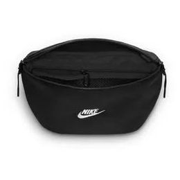 Sporttasche Nike "NK HERITAGE WAISTPACK 2.0", schwarz, schwarz, wei&szlig;, Obermaterial: 100% Polyester, Taschen Sporttasche, sportlicher Stil, f&uuml;r Training und Freizeit, aus Polyester