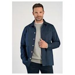 JACK'S INN 54 Hemdjacke JACK&rsquo;S "Hemdjacke Regular Fit", Herren, Gr. XXL, tiefblau, Obermaterial: 98% Baumwolle, 2% Elasthan, unifarben, klassisch, Jacken