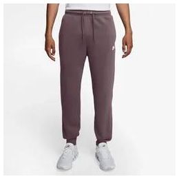 Sporthose Nike SPORTSWEAR "M NK CLUB BB JOGGER", Damen, Gr. L, N-Gr, tattoo, tatto, Obermaterial: 80% Baumwolle, 20% Polyester, Hosen Sporthose, aus angerautem Fleece, mit elastischem Bund und Kordelzug