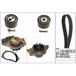 INA Wasserpumpe + Zahnriemensatz 530047430 f&uuml;r Peugeot Fiat Citro&euml;n