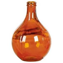 Tischvase Gilde "Vase Cordoba", orange, B:29cm H:43cm T:29cm &Oslash;:29cm, Glas, Vasen