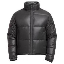 Winterjacke Urban Classics "Urban Classics Shiny Puffer Jacket", Herren, Gr. L, magnet, 100% Recycled Polyamide/Nylon, unifarben, normal, amerikanischer Ausschnitt, Jacken Winterjacke