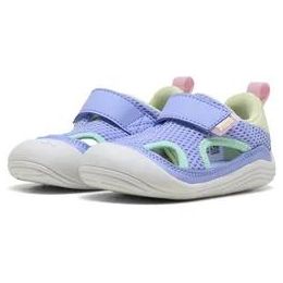 Sneaker Puma "Puma Kitten Summer Sandalen Kinder", M&auml;dchen, Gr. 21, intense lavender apple spritz pink shimmer lila gr&uuml;n, Obermaterial: Synthetik, Textil. Futter: Textil. Innensohle: Textil. Laufsohle: Gummi, Schuhe Sneaker