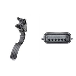 Hella Sensor, Fahrpedalstellung 6pv009978731 f&uuml;r RENAULT