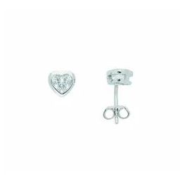 Adelia&acute;s Paar Ohrh&auml;nger ADELIA ́S "Ohrstecker Ohrringe 925 Silber mit Zirkonia &ndash; Silberohrringe", silber, Ohrringe, Damen, Damen, Silber 925 (Sterlingsilber), Silberohrringe