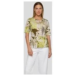 Print-Shirt Rabe "T-Shirt", Damen, Gr. 46, gr&uuml;n, 50%Baumwolle, 50%Viskose, tailliert, Shirts