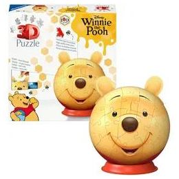 Puzzleball Ravensburger "Disney Winnie Puuh mit Ohren", bunt, Puzzles, KinderB:13cm H:15,9cm T:13cm, Kunststoff, Motiv, Made in Europe, B:13cm H:15,9cm T:13cm