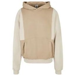 Kapuzensweatshirt Urban Classics "Urban Classics Herren Cut On Sleeve Hoody", Herren, Gr. XXL, unionbeige, softseagrass, 65% Baumwolle, 35% Polyester, ohne Ausschnitt, Sweatshirts
