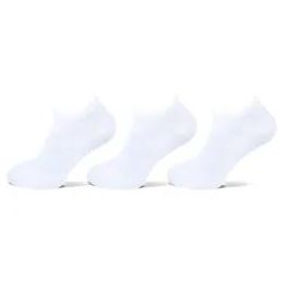 Arbeitssocken STAPP "Teckel Socks Sneaker 3er Pack 3 Paar", Gr. 43, wei&szlig;, Obermaterial: 70% Baumwolle CO. 25% Polyester PES. 5% Elasthan EL., Socken