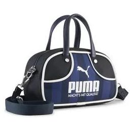 Tragetasche Puma "Puma 1976 2,5 l Mini-Tragetasche Damen", Damen, Gr. B/H/T: 10,5cm x 13,5cm x 9,5cm onesize, new navy wei&szlig; blau, Polyester, Taschen