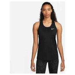 Trainingstop Nike "DRI-FIT WOMEN'S RACERBACK TANK", Gr. L, schwarz, wei&szlig;, Obermaterial: 100% Polyester, Rundhals, Tops, gro&szlig;z&uuml;gige Passform, f&uuml;r Fitness, Fu&szlig;ball, Yoga und Laufen