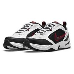 Sneaker Nike "AIR MONARCH IV (4E)", Herren, Gr. 46, wei&szlig;, schwarz, Leder, Synthetik, Textil, Schuhe Sneaker