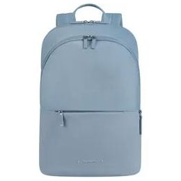 Laptoprucksack Samsonite, Gr. B/H/T: 27cm x 39,5cm x 15cm, hellblau, Rucks&auml;cke Laptoprucksack, Busisnessrucksack mit verstellbaren Schulterriemen