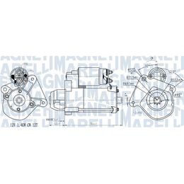 MAGNETI MARELLI Starter 063721275010 f&uuml;r Ford MAZDA