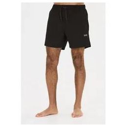 Badeshorts NOU "Fortuna", Gr. 4XL, US-Gr&ouml;&szlig;en, schwarz, 100% Polyester, unifarben, Badehosen Badeshorts, mit Mesh Innenhose