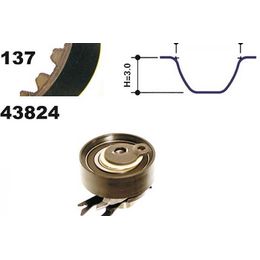 MAPCO Zahnriemensatz 23824 f&uuml;r VW VAG Audi