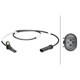 Hella Sensor, Raddrehzahl 6pu012679571 Hinterachse f&uuml;r BMW