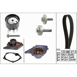 INA Wasserpumpe + Zahnriemensatz 530019730 f&uuml;r NISSAN Suzuki DACIA