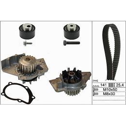 INA Wasserpumpe + Zahnriemensatz 530011130 f&uuml;r Peugeot Fiat