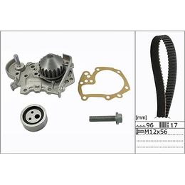 INA Wasserpumpe + Zahnriemensatz 530019131 f&uuml;r NISSAN DACIA