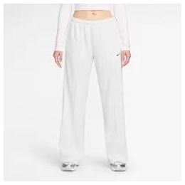 Sporthose Nike SPORTSWEAR "W NSW OFFLN CHLL FT OH MR PANT", Damen, Gr. M, N-Gr, birch heathe, Obermaterial: 70% Baumwolle, 30% Polyester, Hosen Sporthose, sportlicher Stil, f&uuml;r Freizeit und Training