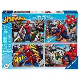 Puzzle Ravensburger "Spider-Man, Rettung in der Not", bunt, Puzzles, KinderB:36cm H:26cm, Pappe, Motiv, Made in Europe, B:36cm H:26cm