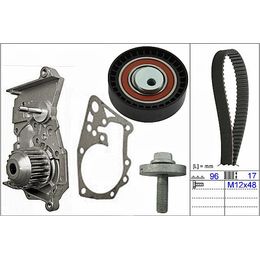 INA Wasserpumpe + Zahnriemensatz 530060430 f&uuml;r DACIA NISSAN