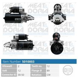 MEAT & DORIA MEAT & DORIA Starter 5010003 f&uuml;r Ford LANCIA Citro&euml;n/Peugeot LAND ROVER