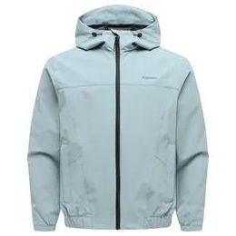 Funktionsjacke Ragwear "Bordos", Herren, Gr. XXL (56), blau, Obermaterial: 94% Polyester, 6% Elasthan. Innenfutter: 100% Polyester, gerade h&uuml;ftbedeckend, hoch geschlossener Ausschnitt, &Auml;rmel ohne &Auml;rmelschlitz elastischer Bund mit Windstopper, Jacken Funktionsjacke, Wasserdichte und atmungsaktive &Uuml;bergangsjacke