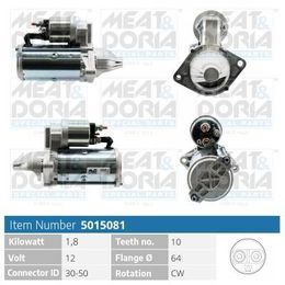 MEAT & DORIA MEAT & DORIA Starter 5015081 f&uuml;r Opel ALFA ROMEO GM Vaughall
