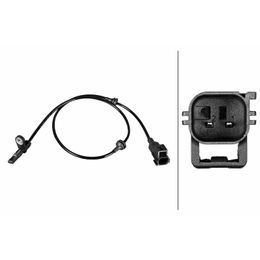 Hella Sensor, Raddrehzahl 6pu358216341 Vorderachse f&uuml;r JAGUAR