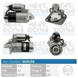 MEAT & DORIA MEAT & DORIA Starter 5035258 f&uuml;r MITSUBISHI RENAULT
