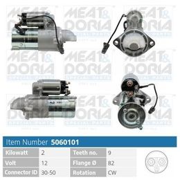 MEAT & DORIA MEAT & DORIA Starter 5060101 f&uuml;r Opel CHEVROLET