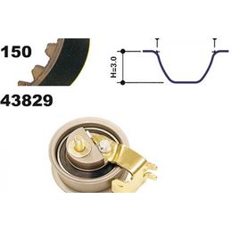 MAPCO Zahnriemensatz 23829 f&uuml;r VW Skoda VAG