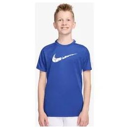 T-Shirt Nike "B NK DF TRPHY23 SS TOP HBR", M&auml;dchen, Gr. L, game royal, w, Jersey, Obermaterial: 100% Polyester, normal, Rundhals, Shirts T-Shirt, f&uuml;r Kinder, Kurzarm, f&uuml;r Fitness, sportlicher Stil, Rundhals