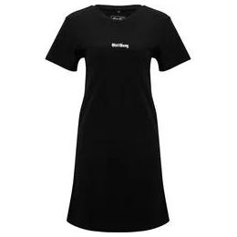 Shirtkleid MISS TEE "Miss Tee Girl Gang Ladies Tee Dress", Damen, Gr. XS, US-Gr&ouml;&szlig;en, schwarz, 100% Baumwolle, loose fit, Rundhals, Kleider Shirtkleid