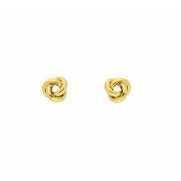 Adelia&acute;s Paar Ohrh&auml;nger ADELIA ́S "Knoten Ohrstecker Ohrringe 333 Gold ( 8K ) &ndash; Goldohrringe Knoten", gold, Ohrringe, Damen, Damen, Gold, Goldohrringe Knoten