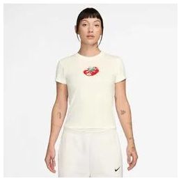 T-Shirt Nike SPORTSWEAR "W NSW CHLLKNT MODCRP TMATO TEE", Damen, Gr. XXL, sail, Obermaterial: 48% Viskose, 46% Baumwolle, 6% Elasthan, Shirts T-Shirt, f&uuml;r sportliche Looks, f&uuml;r Sportmode und Streetwear, elastisch