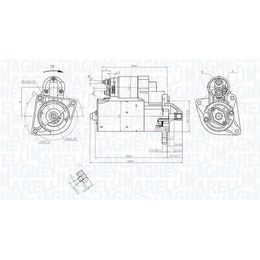 MAGNETI MARELLI Starter 063721447010 f&uuml;r Opel Fiat JEEP GM
