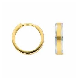 Adelia&acute;s Paar Creolen ADELIA ́S "Creolen Ohrringe 333 Gold ( 8K ) &ndash; Goldohrringe", silber, Ohrringe, Damen, Damen, Gold, Goldohrringe