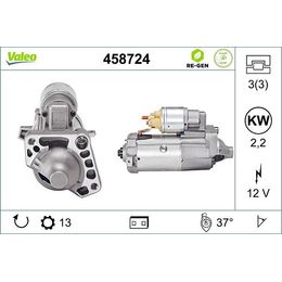 Valeo Starter STOP&START REMANUFACTURED 458724 f&uuml;r Volvo ASIA GEELY