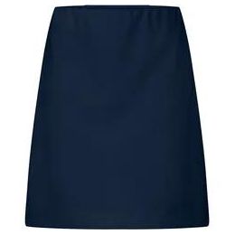 Minirock oxmo "Minirock OXNTanja", Damen, Gr. L, blau (total eclipse), Obermaterial: 71% Polyester PES. 26% Viskose CV. 3% Elasthan EL., R&ouml;cke Minirock