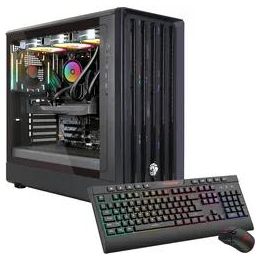 GAMEMAX Gaming-PC "CLAW BK 8102 AMD Ryzen 7 9700X 32GB DDR5 1TB SSD RX 9070 XT", schwarz, Microsoft Windows 11 Home (64 Bit), 32 GB RAM 1.000 GB SSD, Desktop-PCs, DDR5 RAM, Windows 11, Wasserk&uuml;hlung