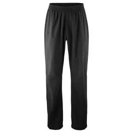 Regenhose Gonso "Essential Rain Pants", Herren, Gr. S, Normalgr&ouml;&szlig;en, schwarz, 100% Polyester, Hosen Regenhose, Unisex wasserdichte Fahrradhose, Radhose ideal als &Uuml;berhose, Loose Fit