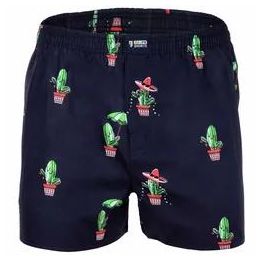 Webboxer Happy Shorts "Web-Boxershorts 1er Pack", Damen, Gr. L, bunt (mexican cactus), Obermaterial: 100% Baumwolle CO., Unterhosen
