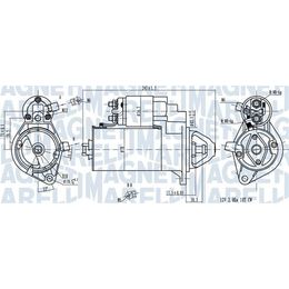 MAGNETI MARELLI Starter 063720976010 f&uuml;r Opel SAAB Iveco