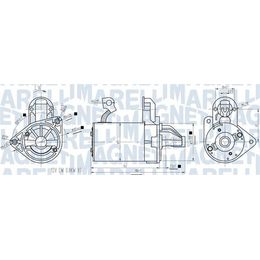 MAGNETI MARELLI Starter 063721422010 f&uuml;r DAEWOO