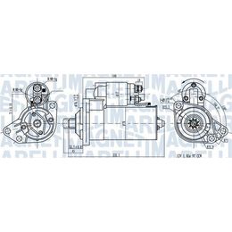 MAGNETI MARELLI Starter 063720789010 f&uuml;r Ford Skoda VW