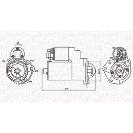MAGNETI MARELLI Starter 063720880010 f&uuml;r VW