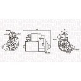 MAGNETI MARELLI Starter 063721062010 f&uuml;r Ford Skoda VW